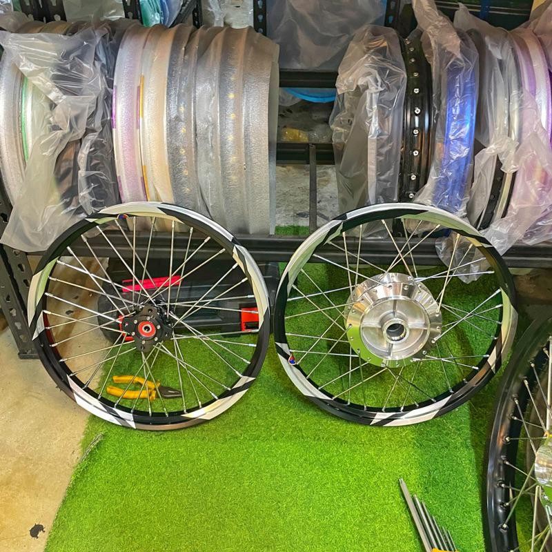 SET RIM ALLOY THUNDER PNP MOTOR YAMAHA LC/LAGENDA MCM DALAM GAMBAR ...