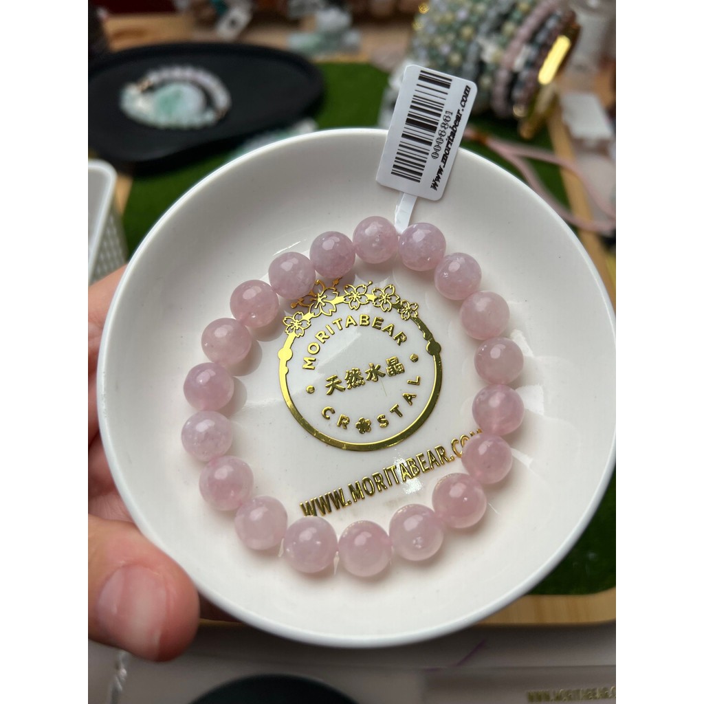 pink emerald mica bracelet 粉 祖母晶 10.5MM | Shopee Malaysia