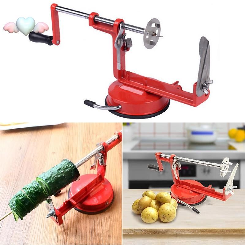 Home Hand-Cranked Potato Tower Machine Creative Spiral Potato Slicer ...