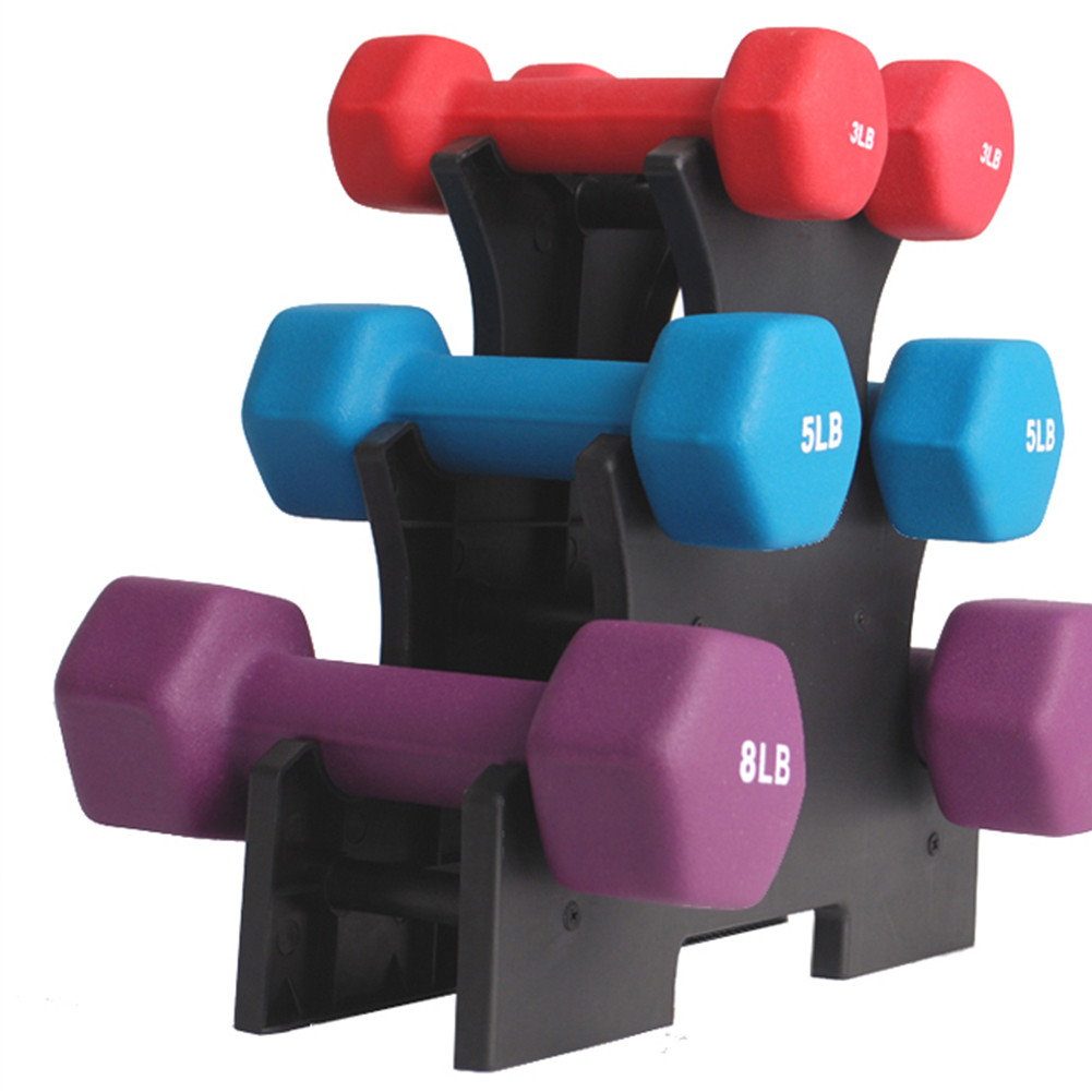 Weight Storage Organizer 3 Tier Dumbbell Rack Stand Only Small Weight ...