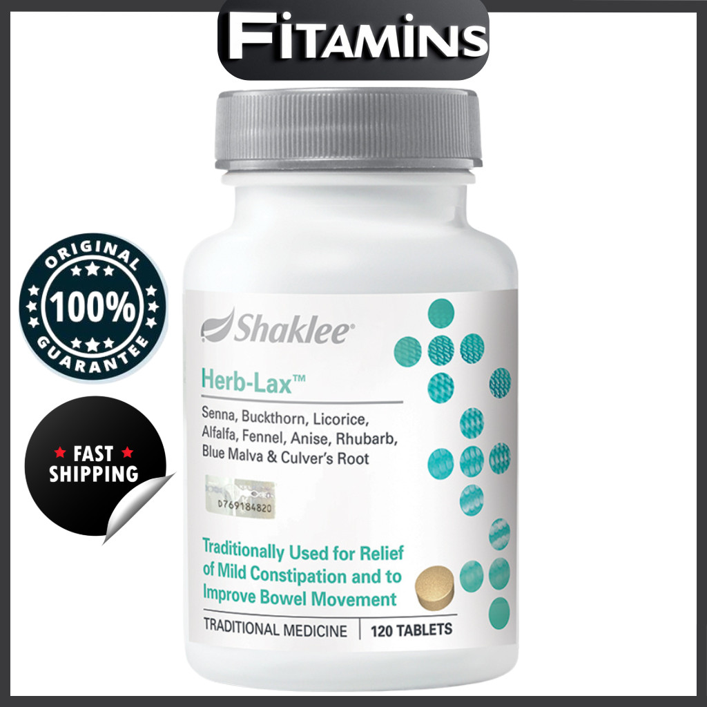 [Exp:05/26] 100% ORIGINAL SHAKLEE - Herb-Lax Herblax Weight Loss ...