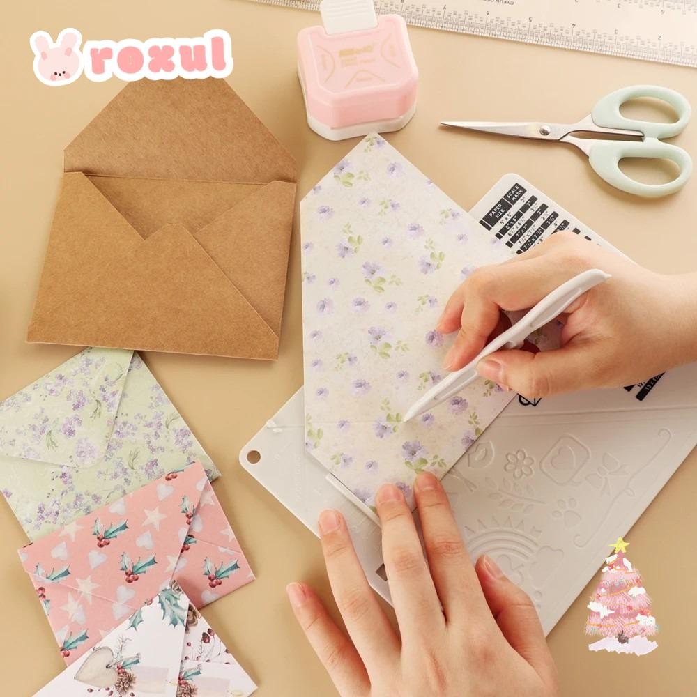 ROXUL Paper Trimmer Scoring Board, DIY Gift Box Letter with Measuring ...