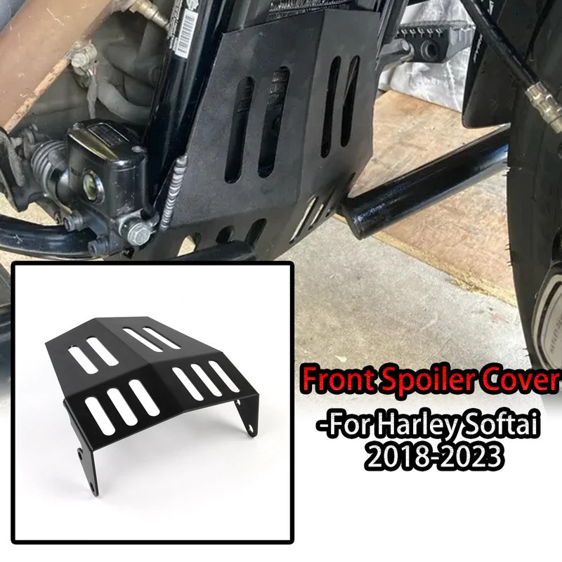 Motorcycle Front Lower Spoiler Aluminum Grille Chin Fairing Cover For ...
