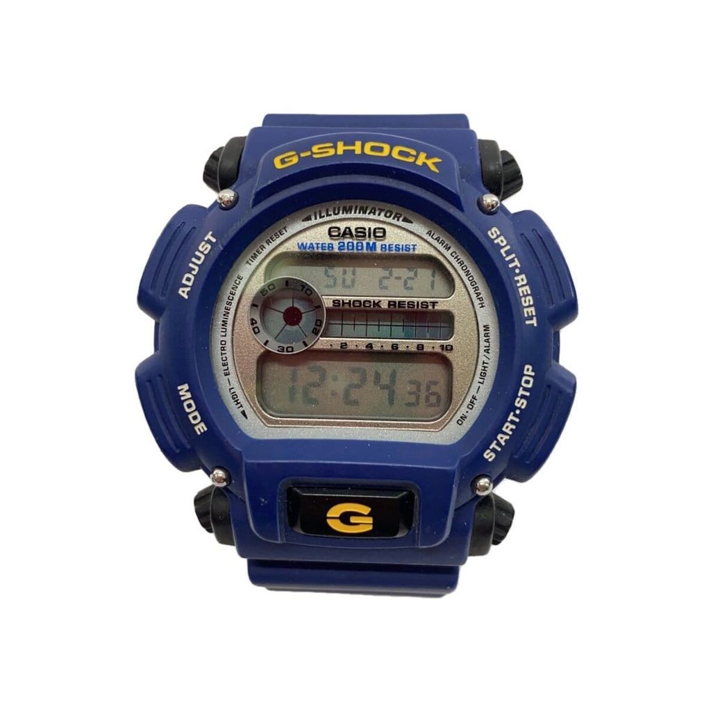 CASIO Men's G-SHOCK Quartz Watch Digital Rubber GRY BLU DW-9052-2V ...