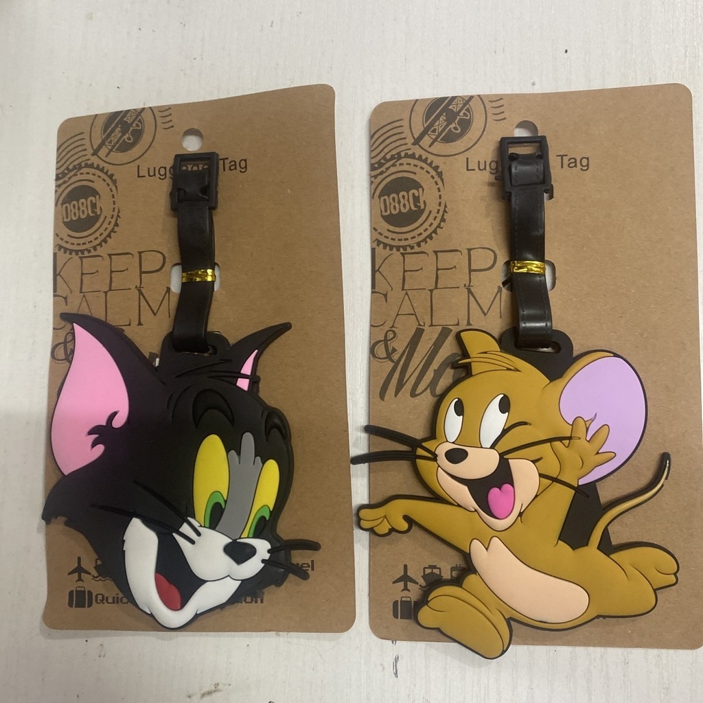 Travel Essential Boarding Pass Name Tag Luggage Tag Tom Cat and Mouse ...
