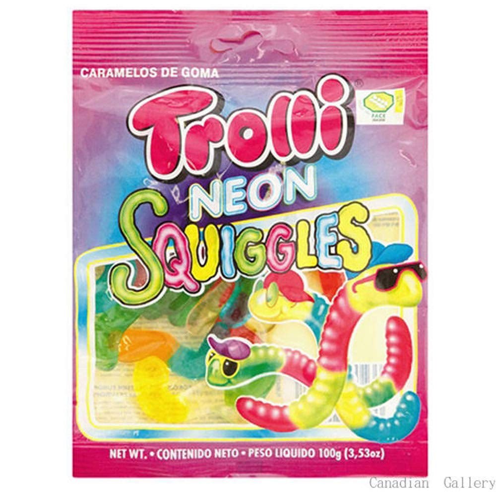 [Direct from Japan] Trolley Neon Square Eagles (gummy) 100g x 3 bags ...