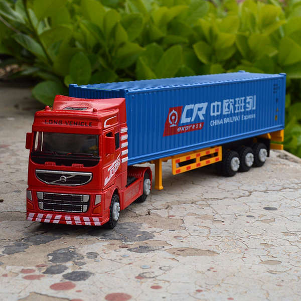 lori mainan besar mainan kanak kanak Alloy Ocean Container Marine Van ...