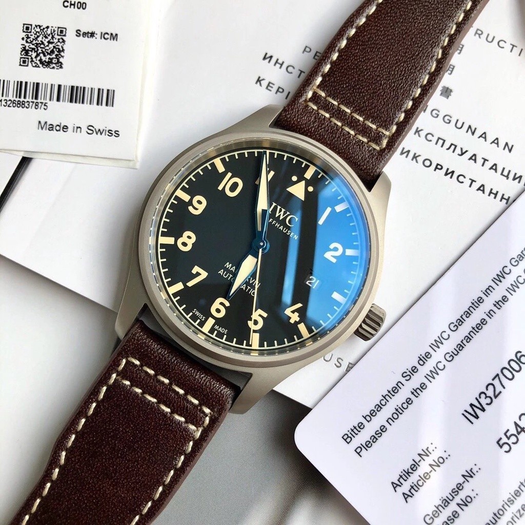 IWC Pilot Mark 18th Heritage Watch Super Copy Ultimate Edition Men ...