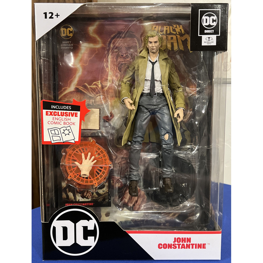 DC Page Punchers John Constantine 7"inch Action Figure with comic ...