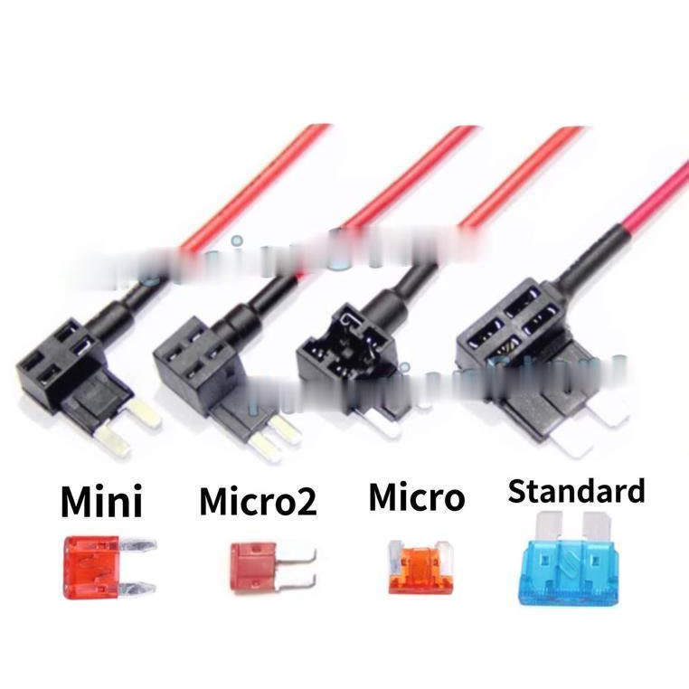 JYK Mini, Micro, Standard Blade Fuse Tap Holder Quick Joint Cable Kit ...