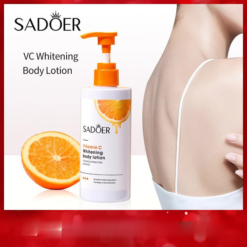 SADOER Vitamin C Whitening Body Lotion Underarm Cream Brighten Dark Skin 250g | Shopee Malaysia