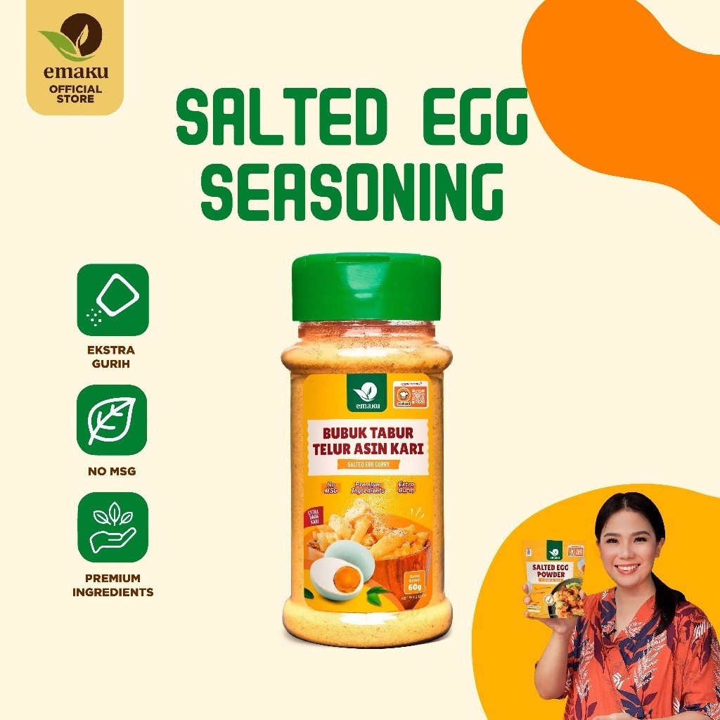 Emaku Salted Egg Powder Kitchen Cooking Seasoning Salted Egg Curry ...