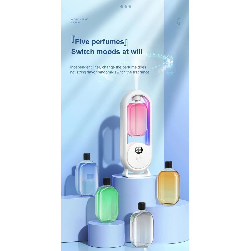 Wall-mounted Automatic Aromatherapy Machine Automatic Spray Diffuser ...