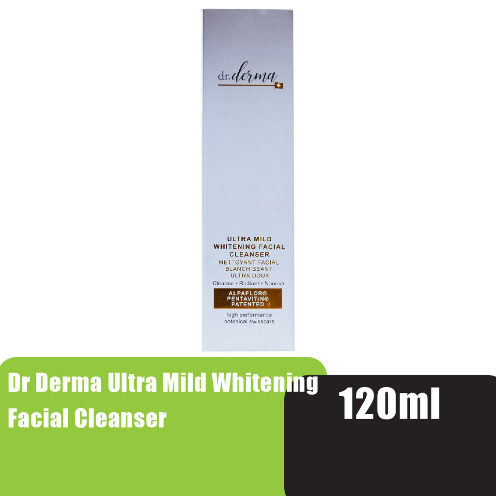 Dr Derma Ultra Mild Whitening Facial Cleanser 120ml Pencuci Muka 洗臉霜 ...