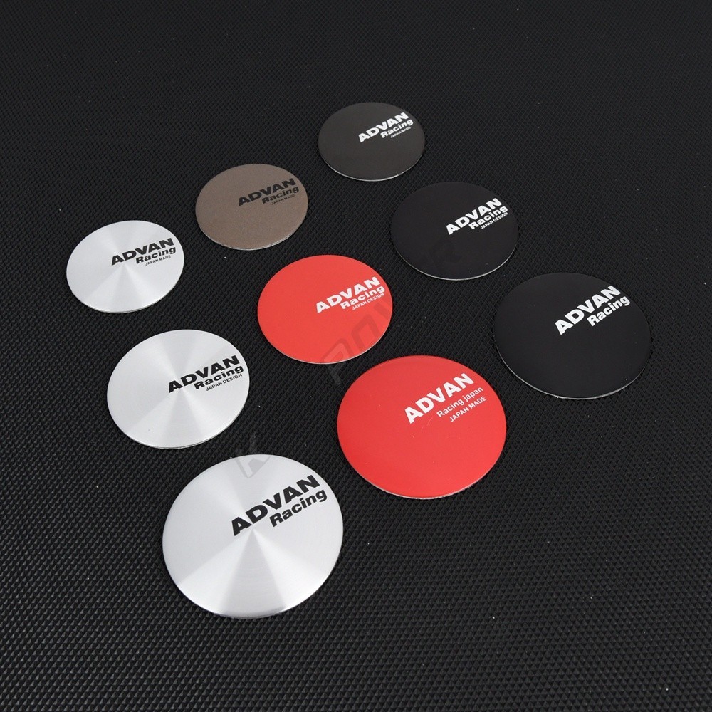 Car modification 4PCS ADVAN Wheel Center Sticker 45MM & 50MM & 56MM ...