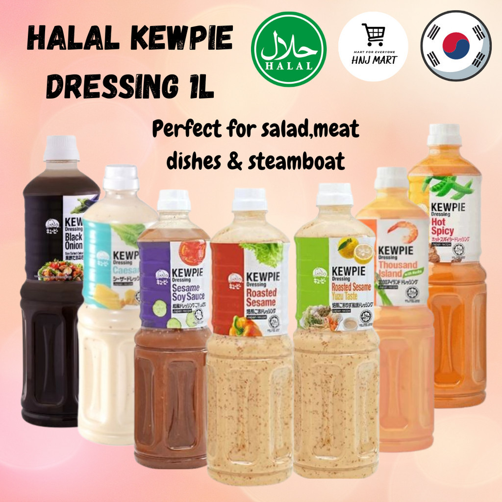 Halal Kewpie Dressing 1L | Roasted Sesame | Yuzu Roasted Sesame ...
