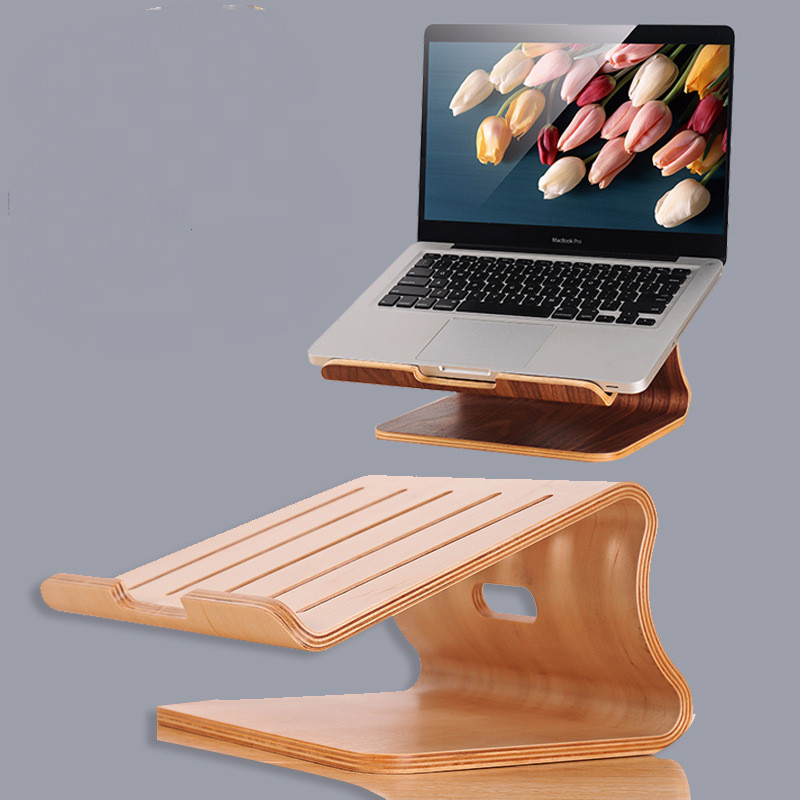 Laptop radiator macbook Cooling base Wooden laptop cooling stand ...