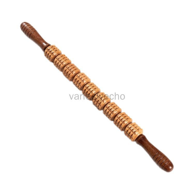 Wooden Massage Roller Handheld Stick Body Roller Relax Stiff Muscle ...