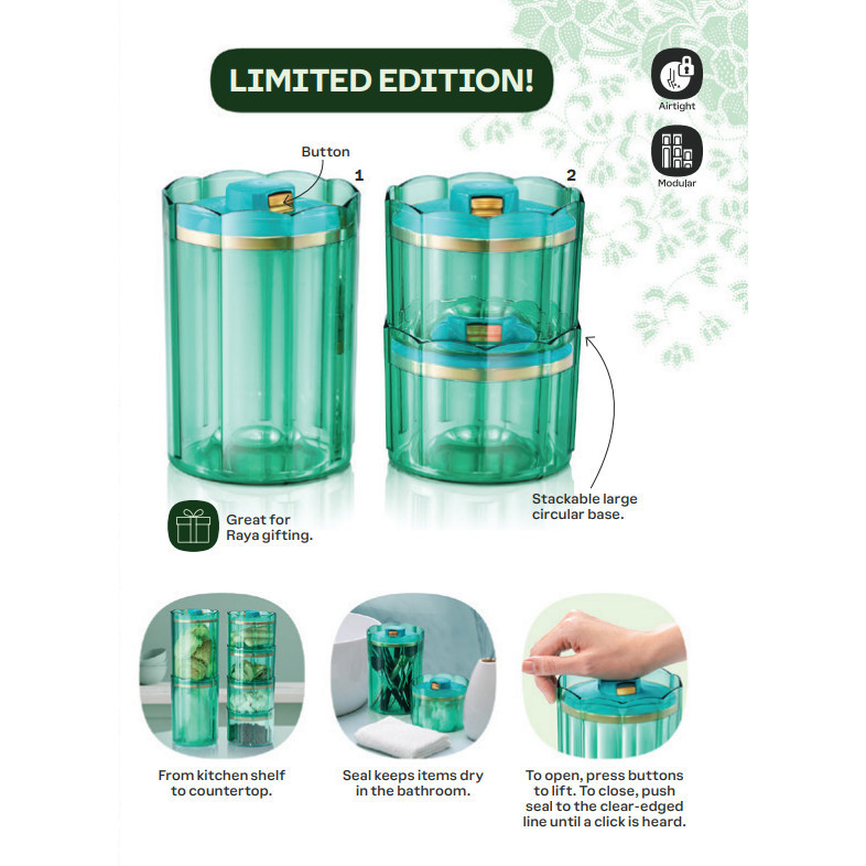 Tupperware Advanced Counterpart (2) 500ml / (1) 1.25L | Shopee Malaysia