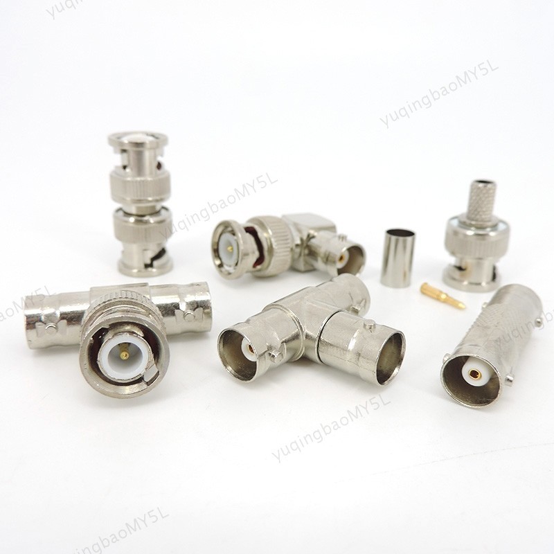 2way BNC male female to right angel BNC male female plug jack t type ...