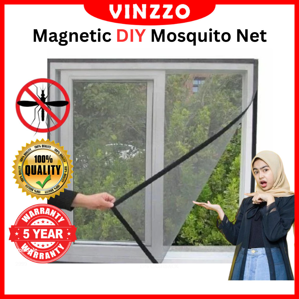 Vinzzo Full Set Easy Install Magnetic Mosquito Net Insect Screen ...