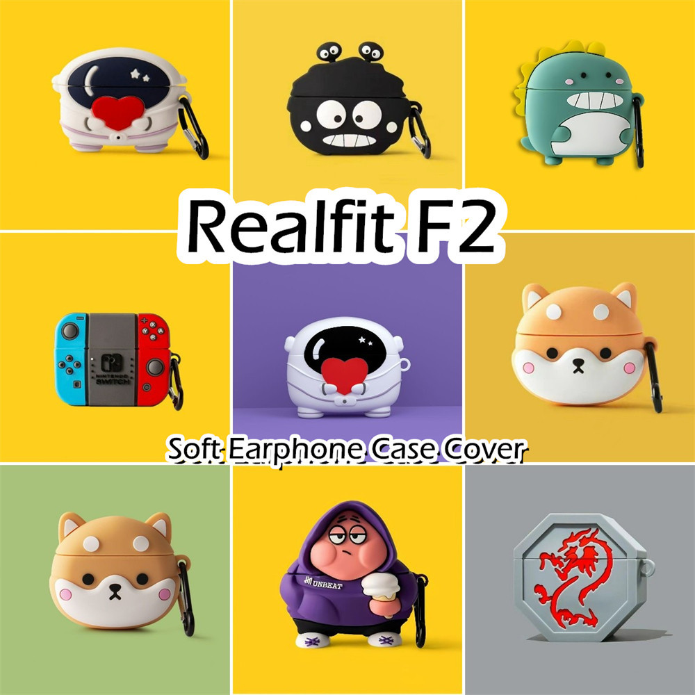 READY STOCK! For Realfit F2 Case Creative Cartoons Soft Silicone ...