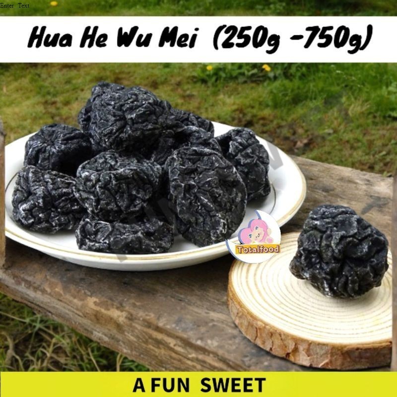 250g /500g /750g Asam Hua He Wu Mei Prune Kering hitam masam manis ...