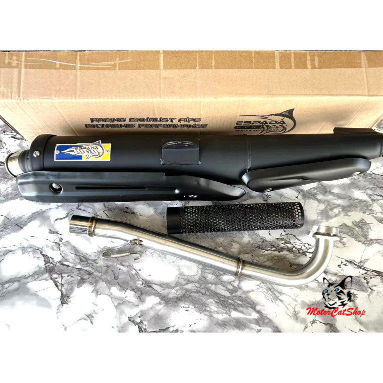 Ekzos Espada Racing E4 SRL115-Fi, Exhaust Espada Racing (28MM) | Shopee Malaysia