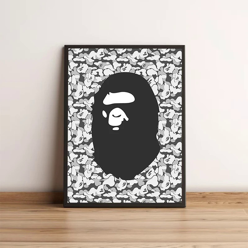 Poster B-Bape Cute Room Decor Decorative Paintings Posters for Wall Art ...