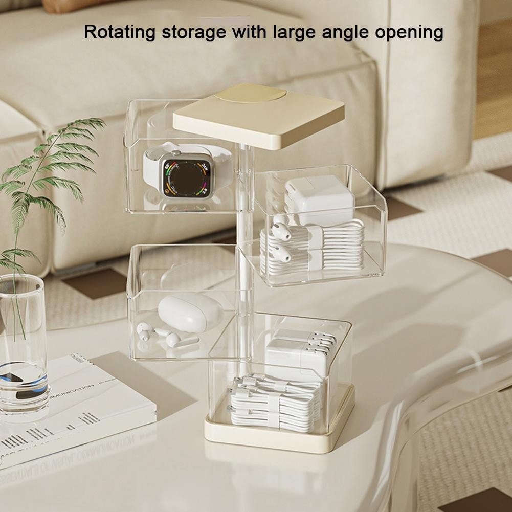 Creative Cartoon Multi Grid Drawer Multifunctional Storage Box With ...