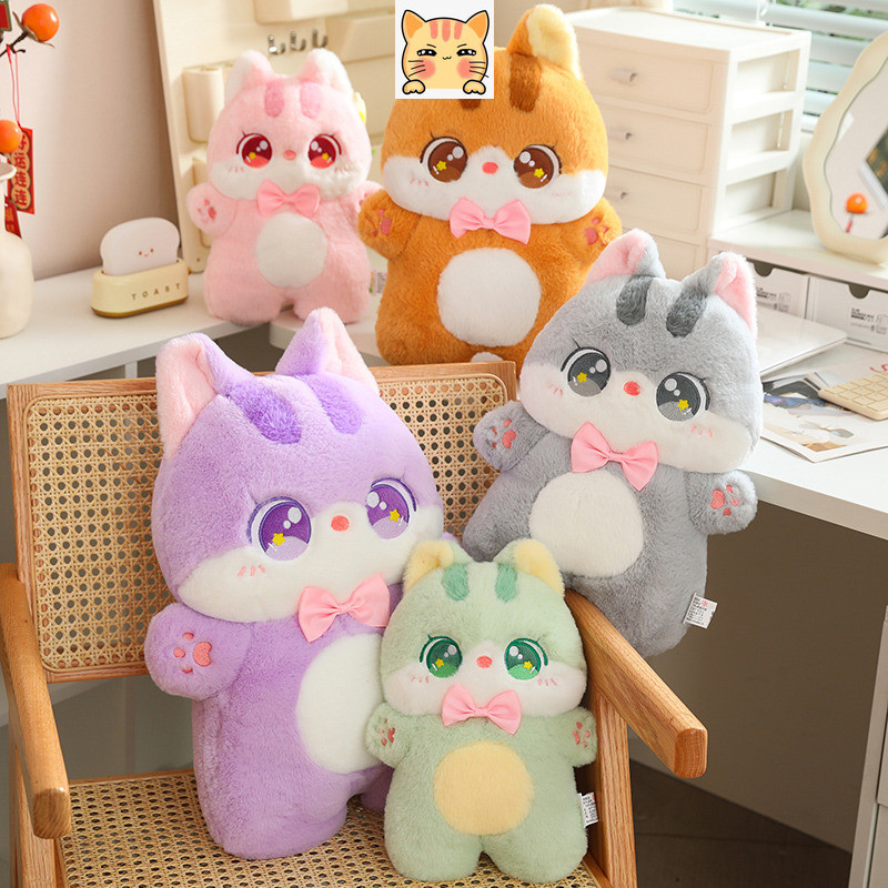 BCT Cat Plush Toy Cat Pillow Teddy Bear Doll Plush Filled Animal ...