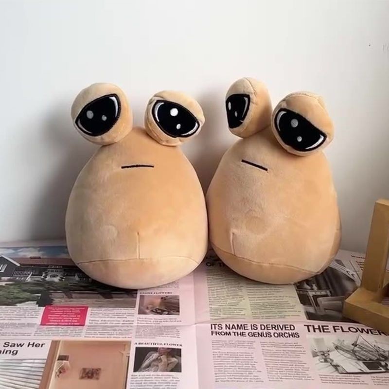 闹球emo公仔毛绒玩具抱枕安抚蜗牛玩偶娃娃男女生日-Haunting emo Doll Plush Toy Pillow Soothing ...