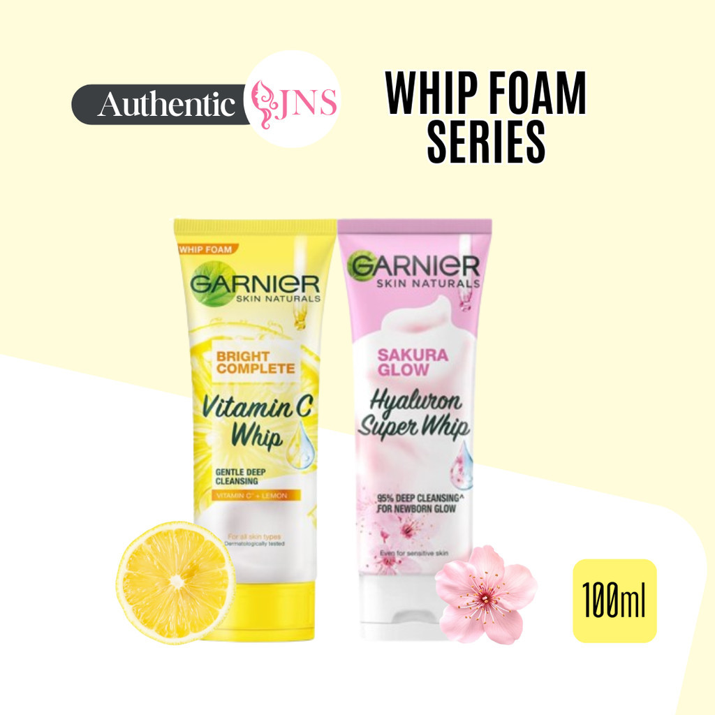 Garnier Light Complete Whip Foam/Sakura White Whip Foam (100ml ...