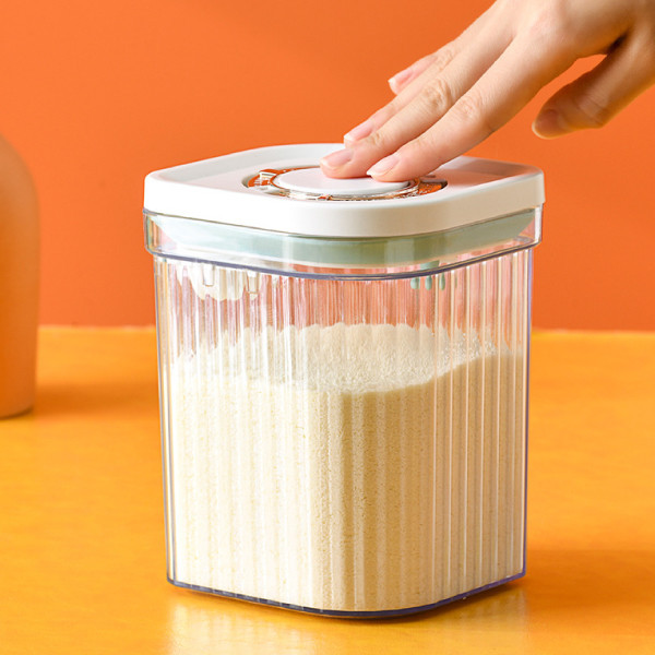 Milk Powder Container - Airtight One Push Stackable Safe (1200ml ...