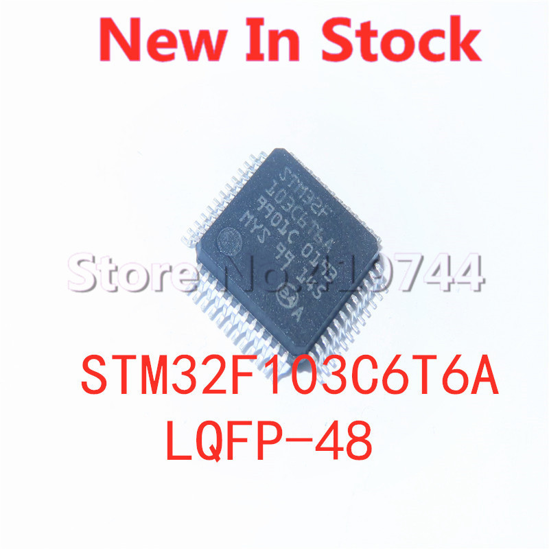5PCS/LOT 100% Quality STM32F103C6T6A STM32F103 LQFP-48 SMD microcontroller chip In Stock New ...