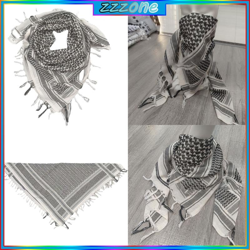 zzz Cotton Keffiyeh Tacticals Desert Scarf Wrap Shemagh Head Neck Arab ...