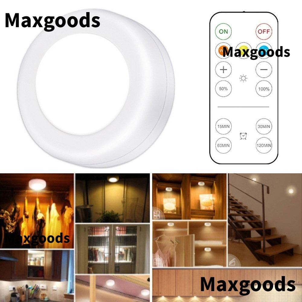 MAX Cabinet Lights, Battery Powered 13 Colors Night Light, Atmosphere ...