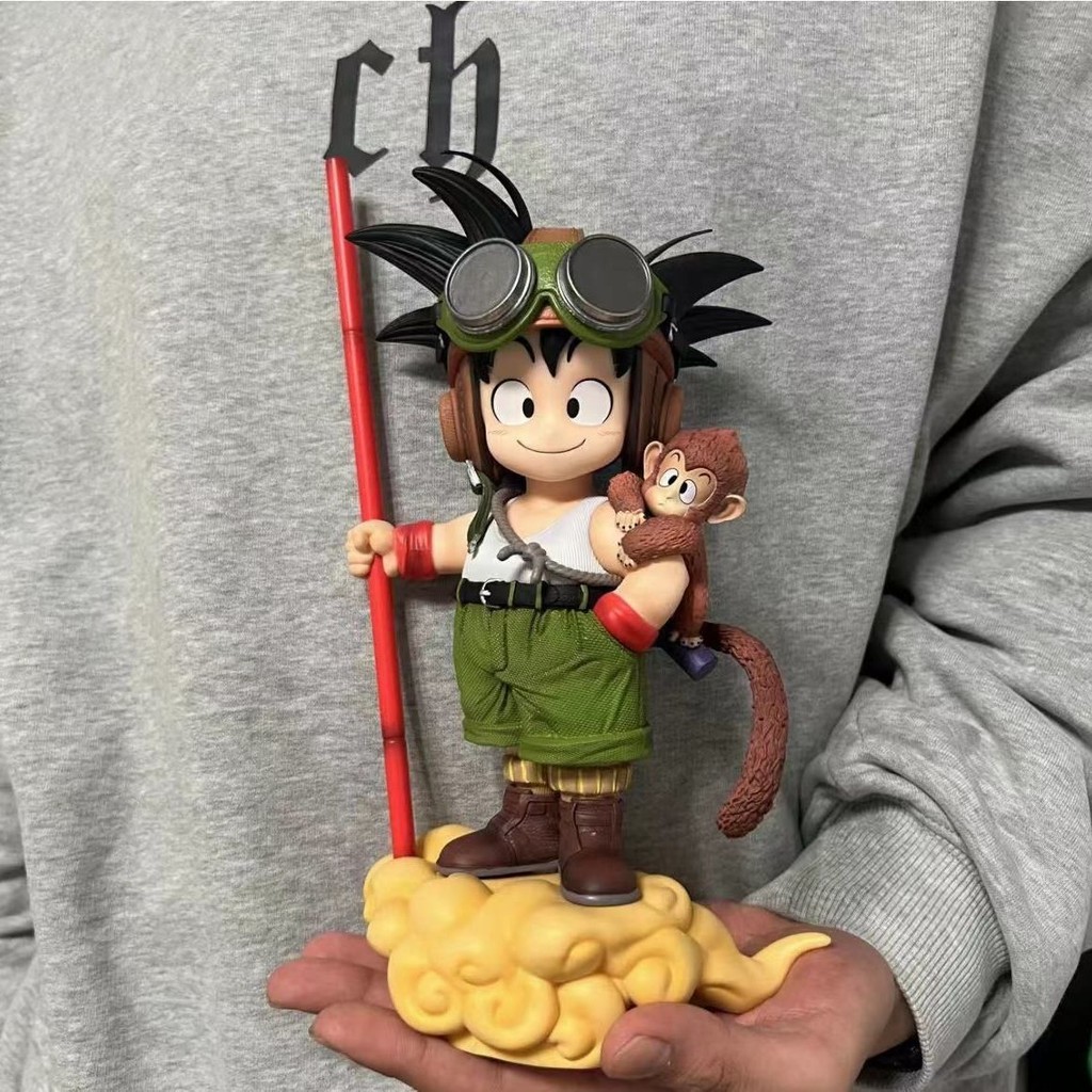 Dragon Ball Son Goku Figure Monyet Kecil Goku GK Model Patung Hadiah ...