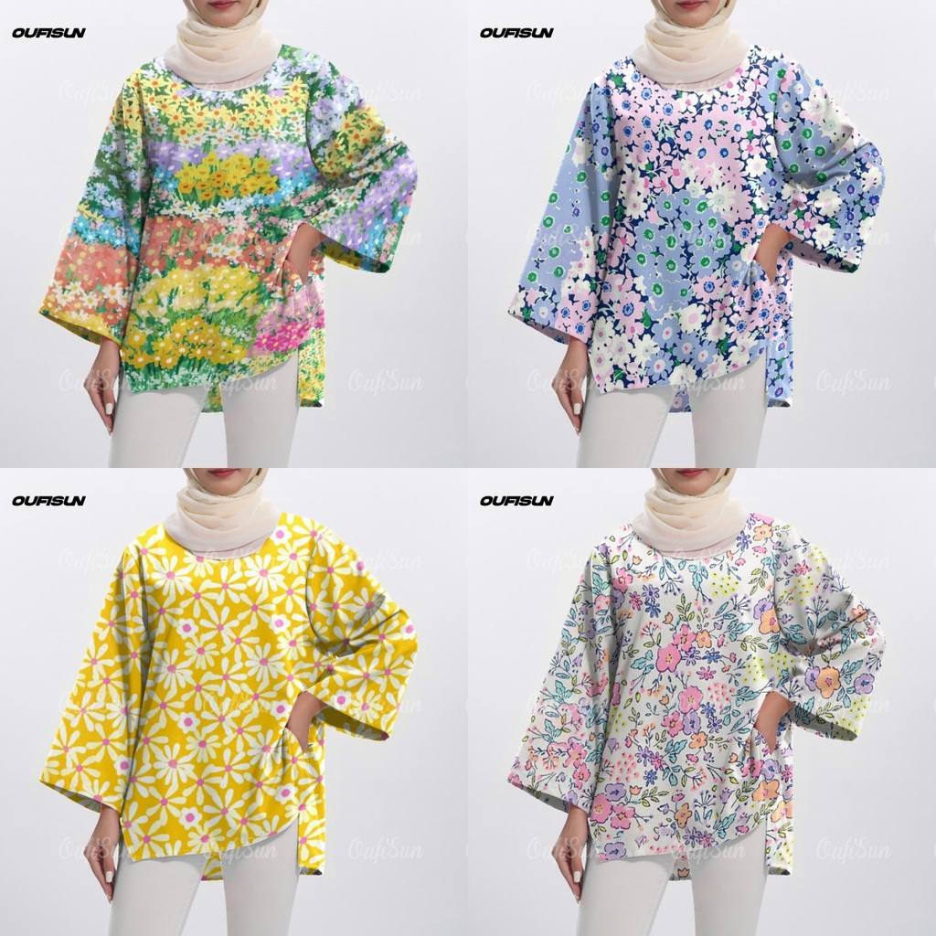 Women's Muslim Floral Shirt/Fashion Muslim Shirt full sublimation ...