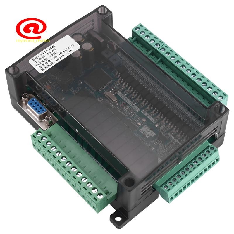 PLC Industrial Control Board Programmable Logic Controller Board FX3U-24MR with Shell | Shopee ...