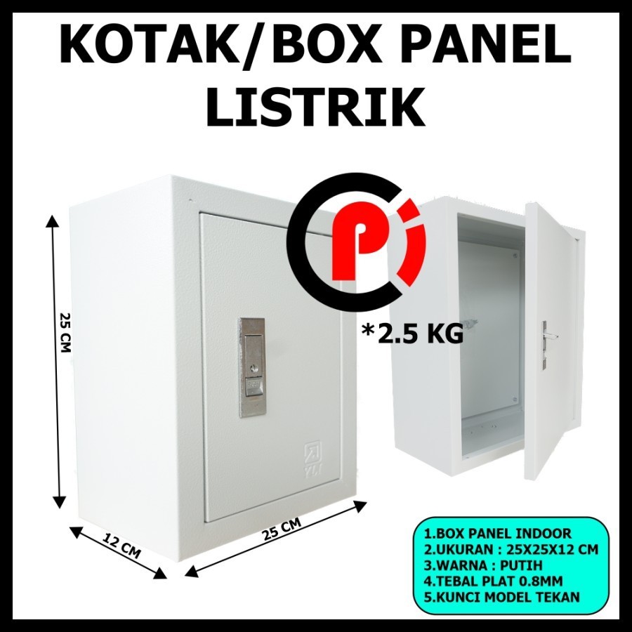 Indoor Electrical Panel Box Size 25x25x12 cm, material 0.8 mm thick ...