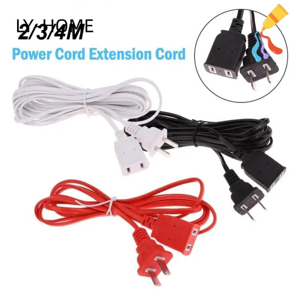 LY-HOME AC Power Cord, Two-pin PVC Power Extension Cord, Copper 2/3/5m ...