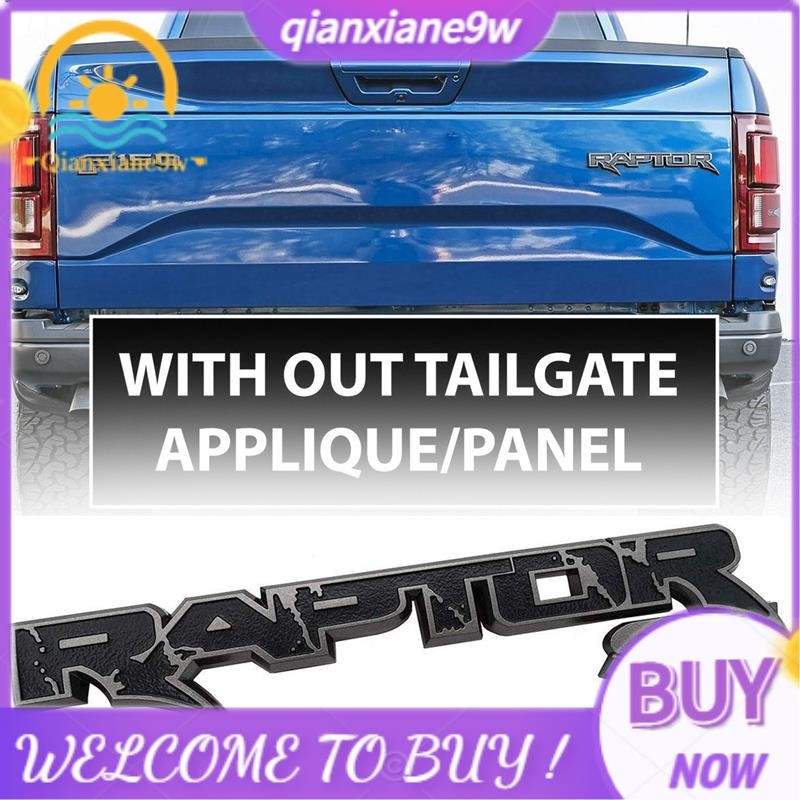 Car Rear Trunk Emblems Raptor SVT Emblem 3D Logo Tailgate Decal ...