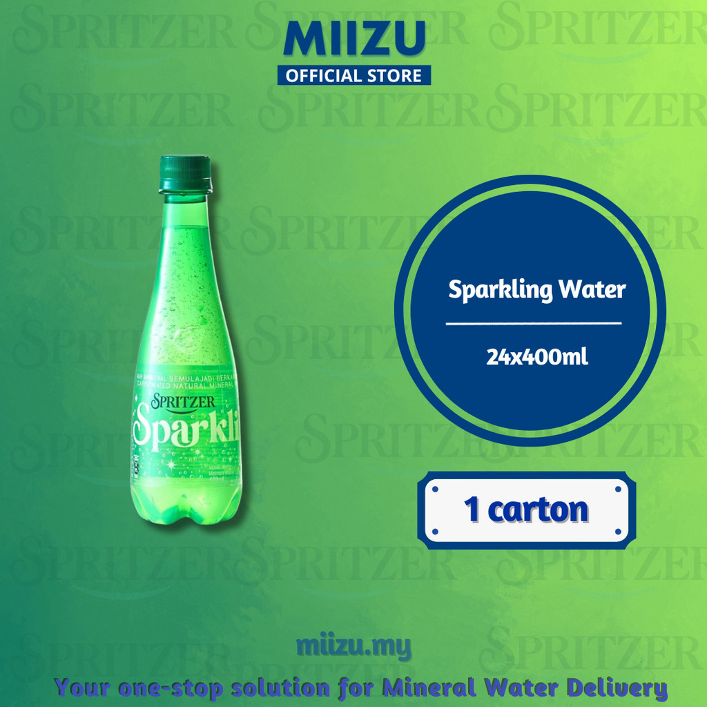 Spritzer Sparkling Mineral Water 24x400ml | Shopee Malaysia