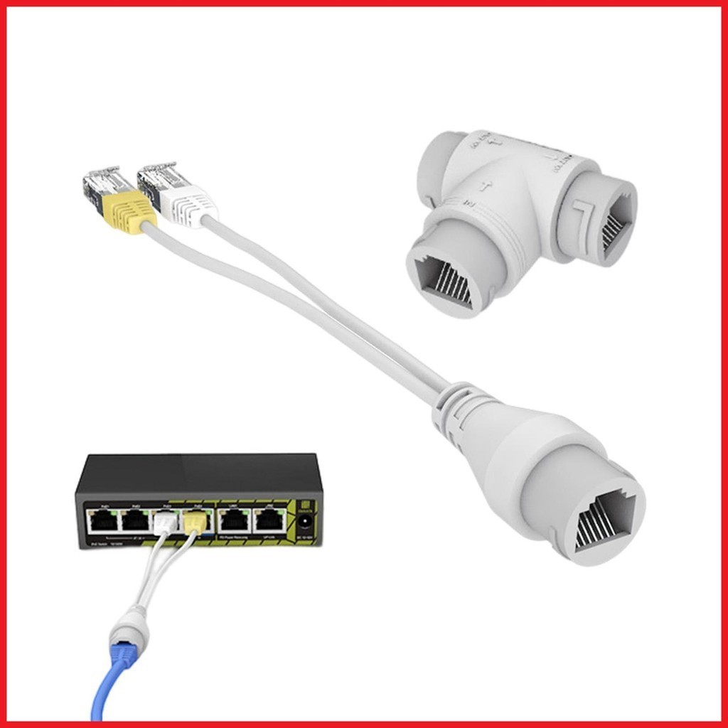 POE Splitter RJ45 Connector POE Splitter Adapter Cable with RJ45 ...
