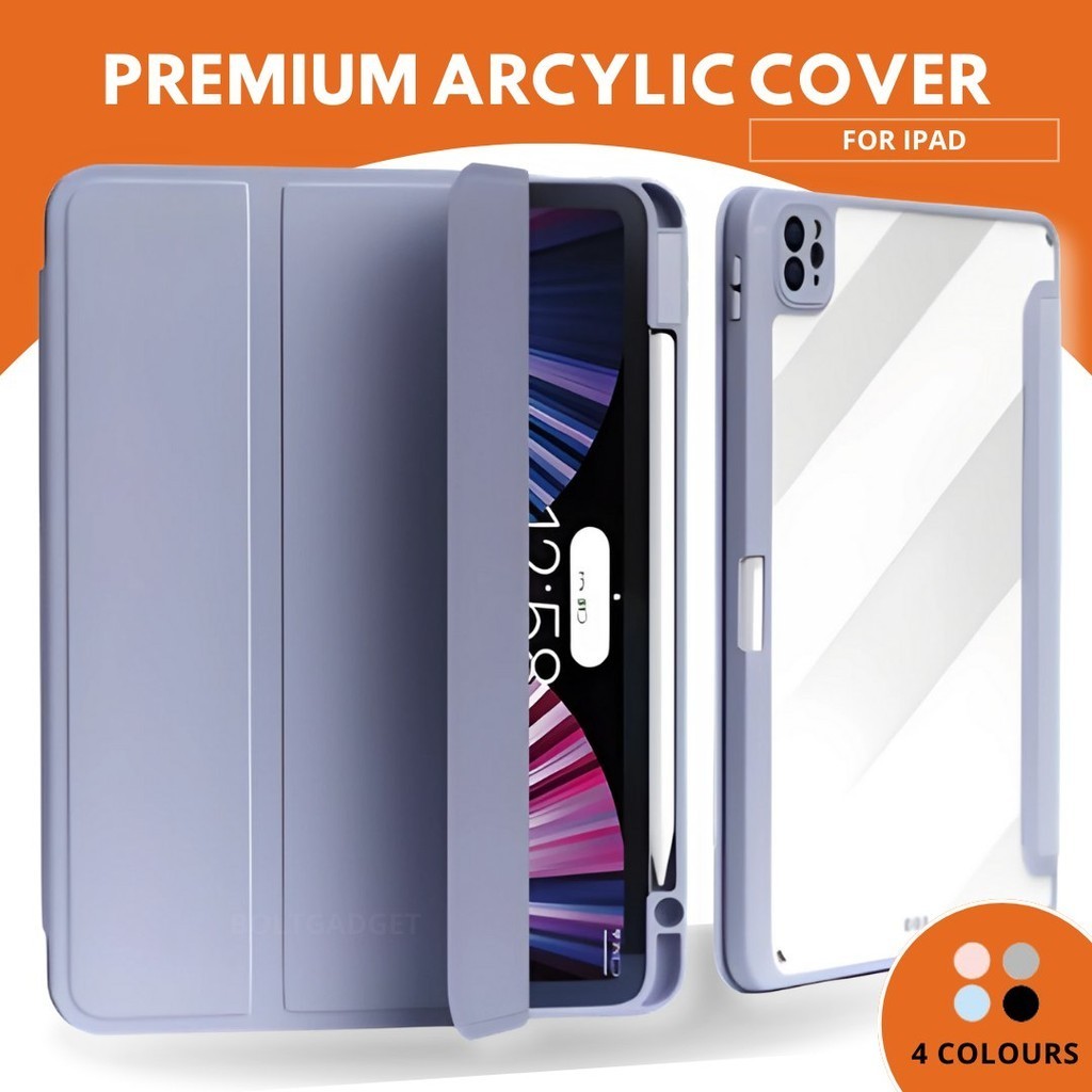 Clear Acrylic Case for iPad Air 5 10 9 iPad Air 4 Pro 11 with Wireless ...