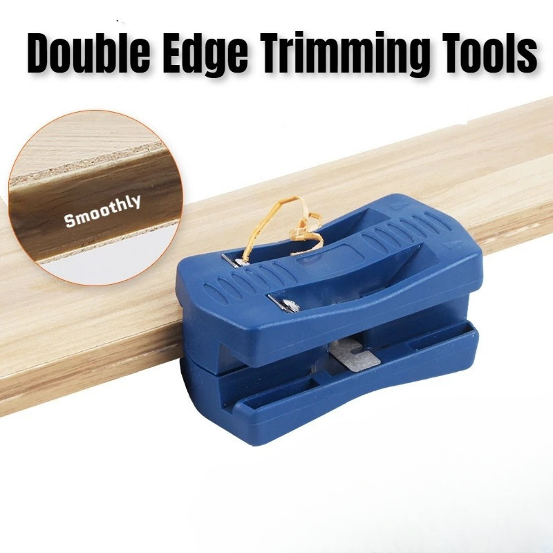 Double Edge Trimmer Side Banding Machine Wood Head Tail Trimming for ...