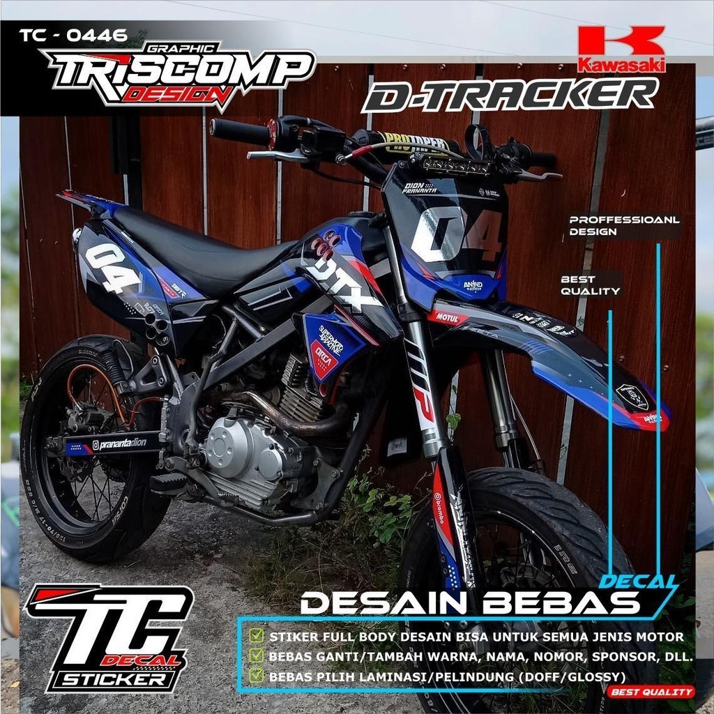 Old Dtracker Sticker Decal Combination Of super glossy glossy Hologram ...