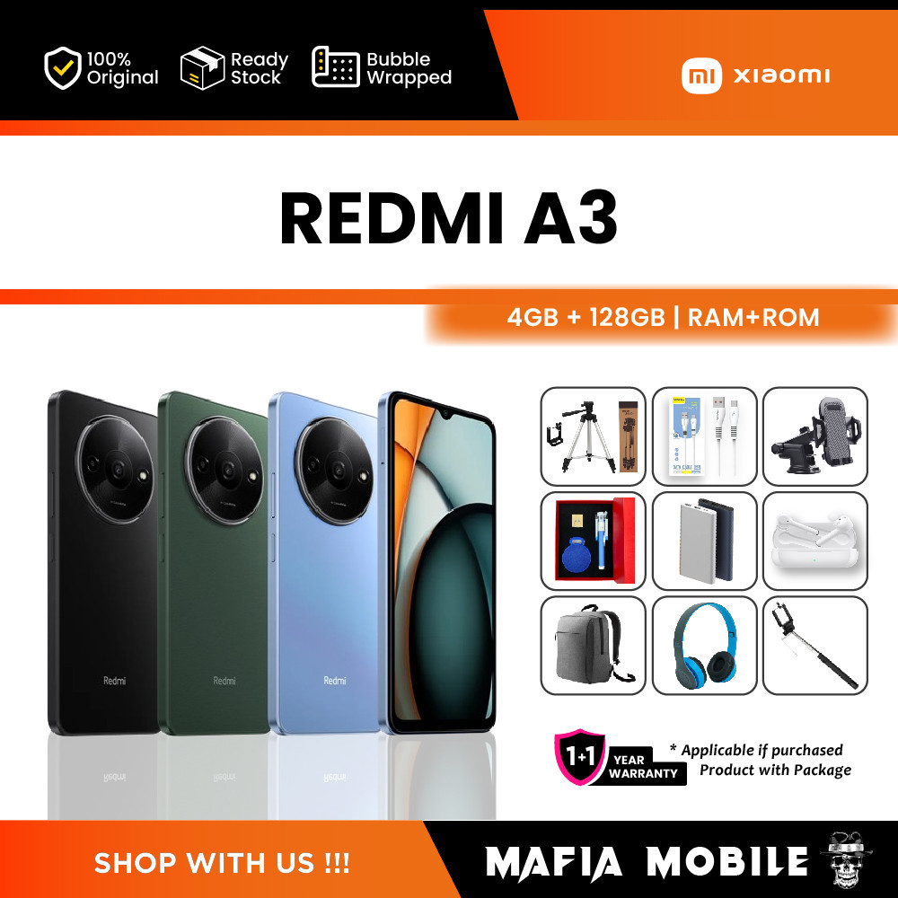 Redmi A3 [4GB RAM 128GB ROM] - Original XIAOMI REDMI Malaysia | Shopee Malaysia