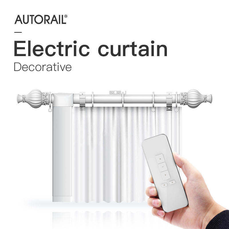 Factory Manufacture Motorized Curtain Rod Electric Curtain Rod For ...